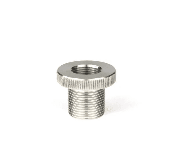 Seamless Stainless Steel Threaded Adapter 12-28 ID Female to 58-24 OD ...