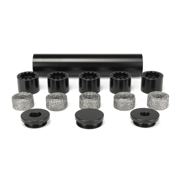 Upgraded Fuel Filter 1.5”OD 7.5”L Aluminum Solvent Trap Kit with Metal ...