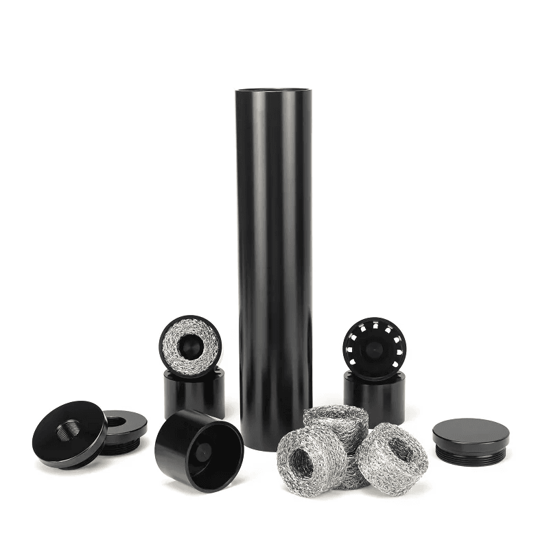 Upgraded Fuel Filter 1.5”OD 7.5”L Aluminum Solvent Trap Kit with Metal ...